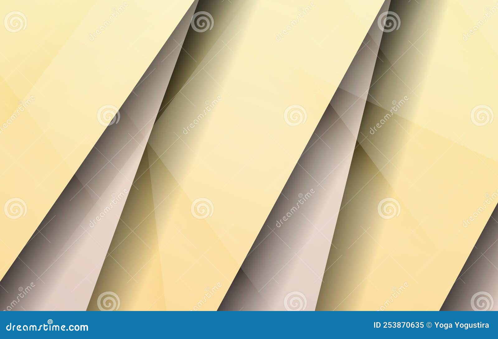 Mountain Geometric Square Shape Cream Background Vector Stock ...