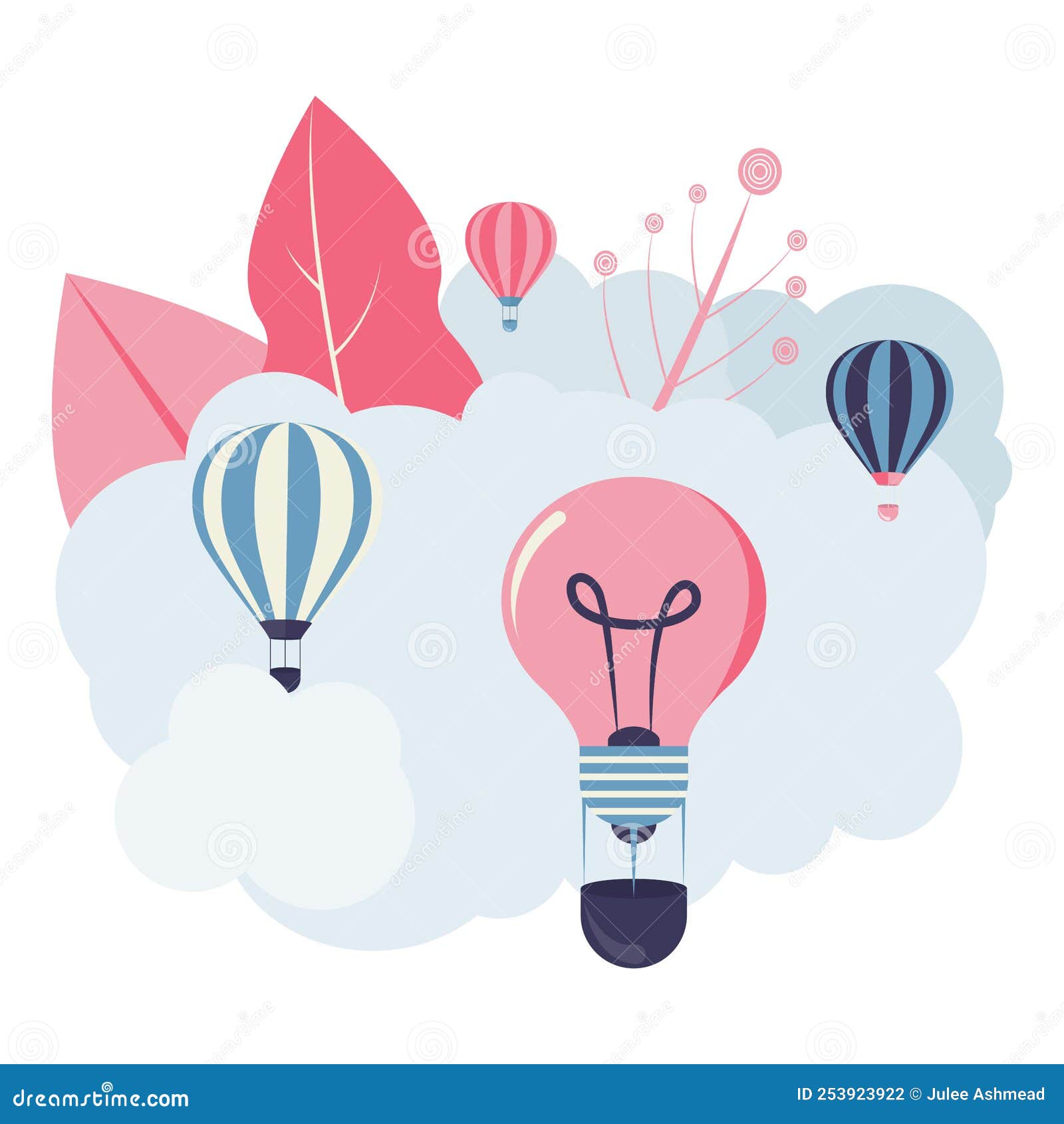 Flying High with Creativity Stock Vector - Illustration of graphic ...