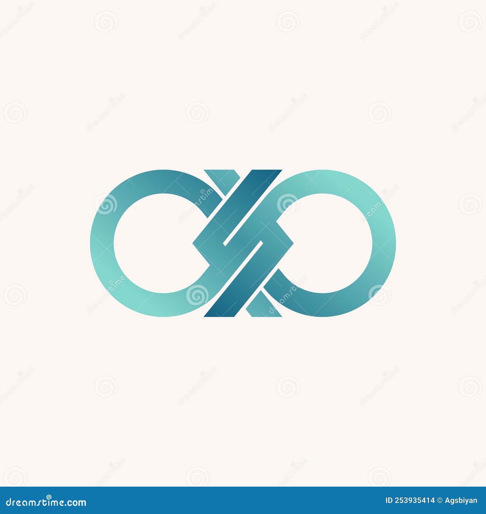 Simple and Unique Meta or Infinity Sign with Cutting and Bracket on ...