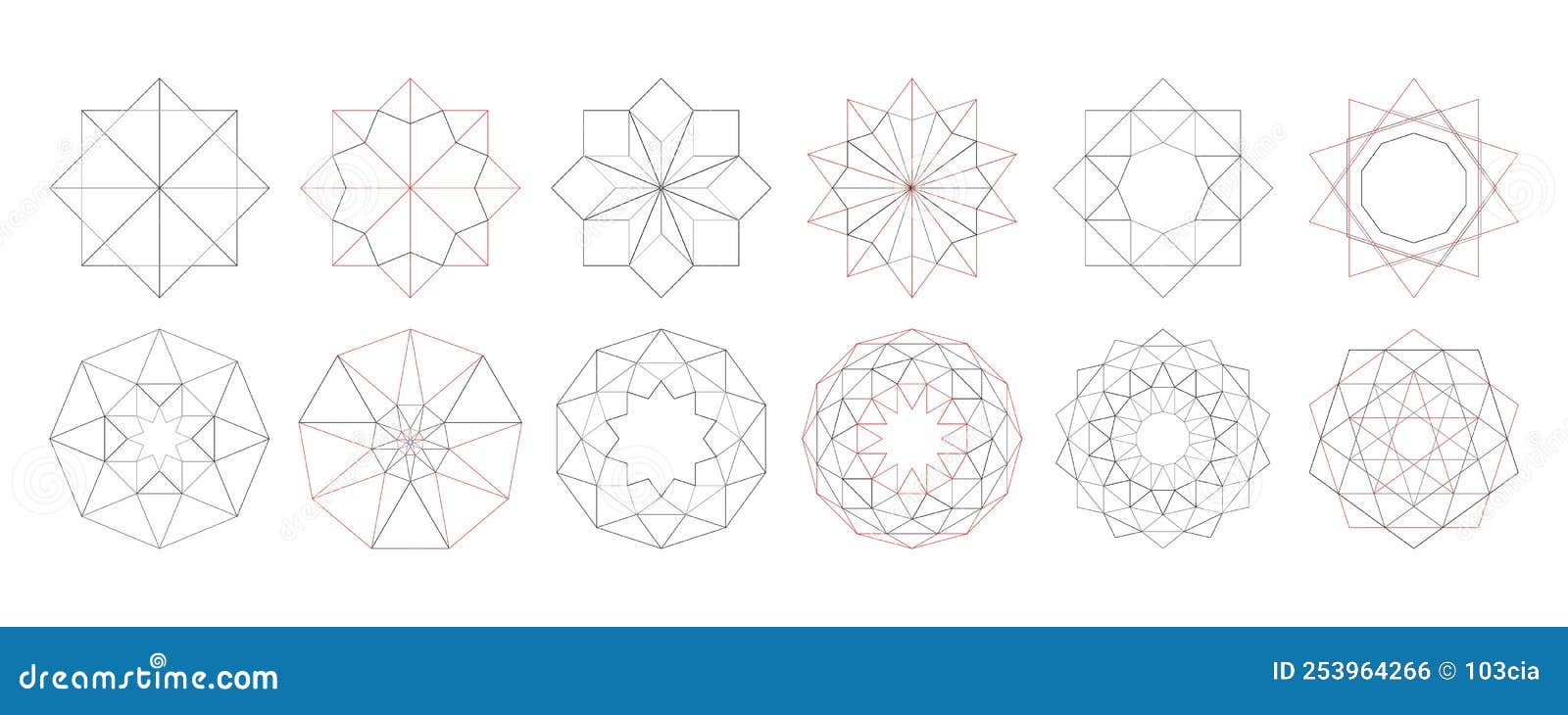 Geodesic Grid. Meshes. Sacred Geometry Vector Illustration ...