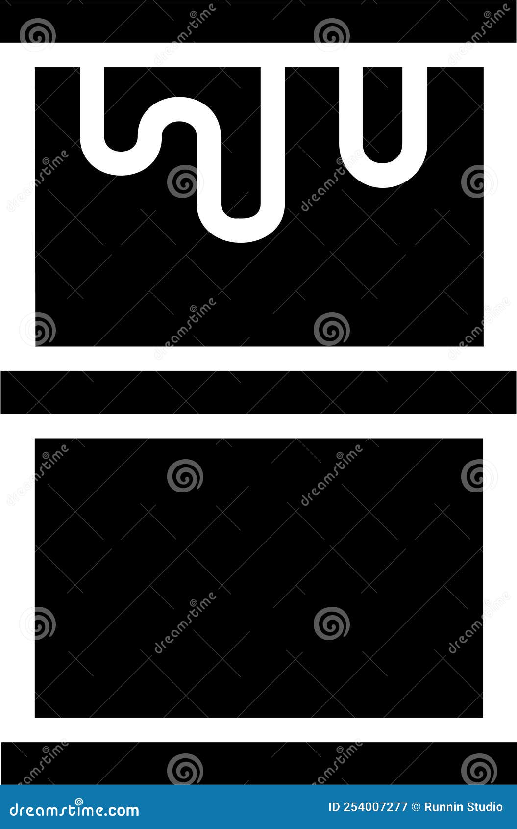 Oil Waste Icon with Glyph Style Stock Vector - Illustration of icon ...