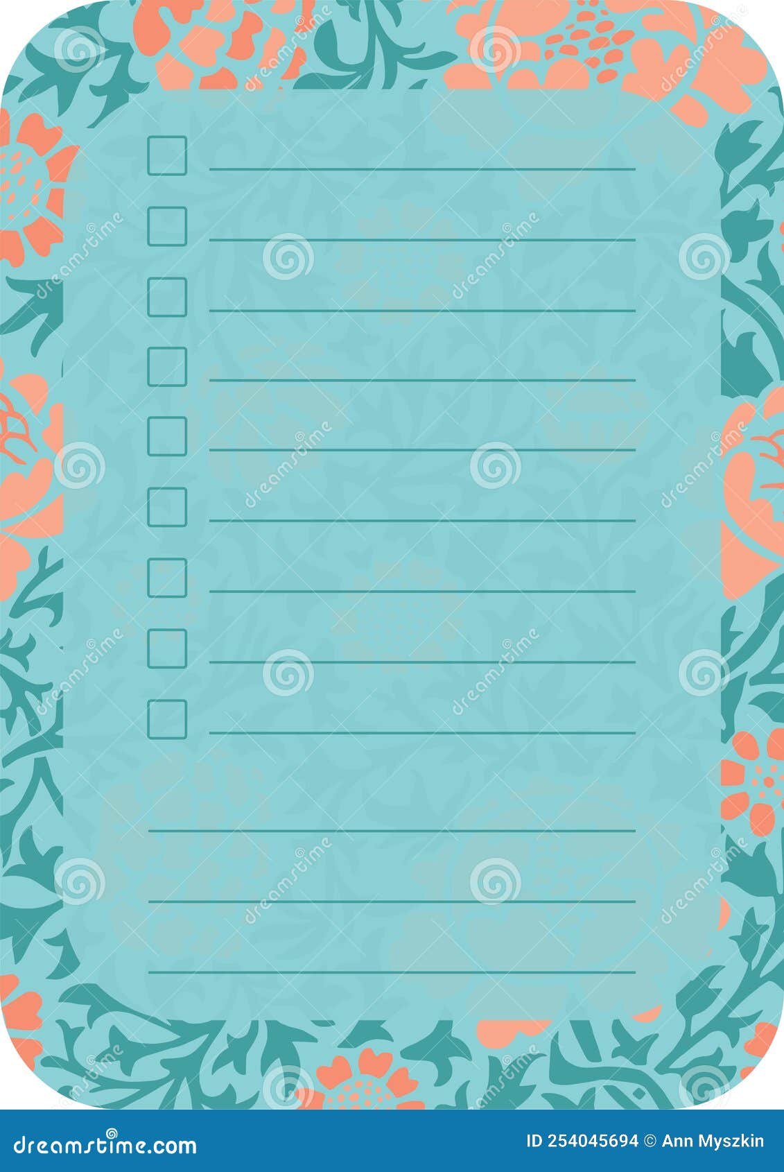 To do list stock vector. Illustration of leaves, list - 254045694