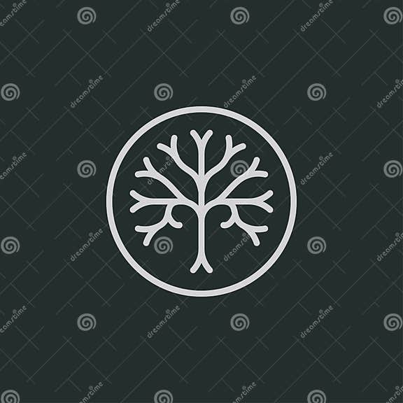 Abstract Round Tree Logo Design Stock Vector - Illustration of healthy ...