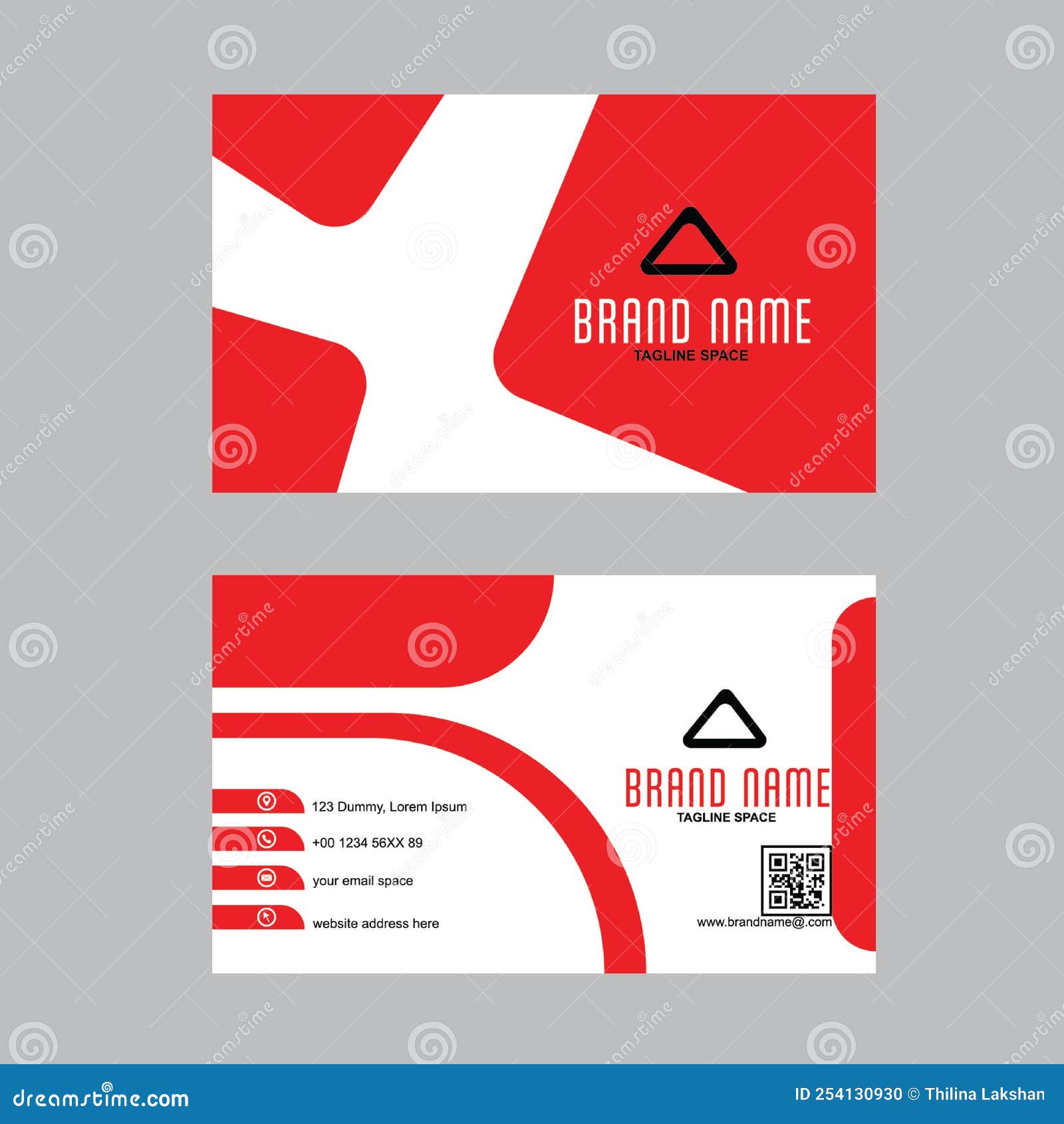Professional Modern Printable Business Card, Invitation Card Design ...