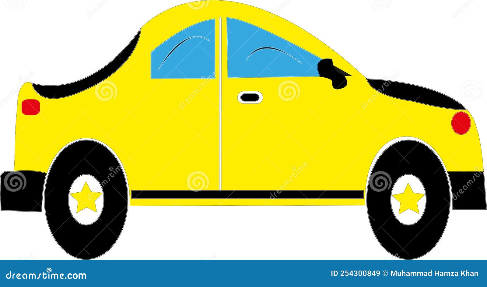 Yellow Colour Car Jpg Vector Cue File and for Cricut SilhouettePrint ...