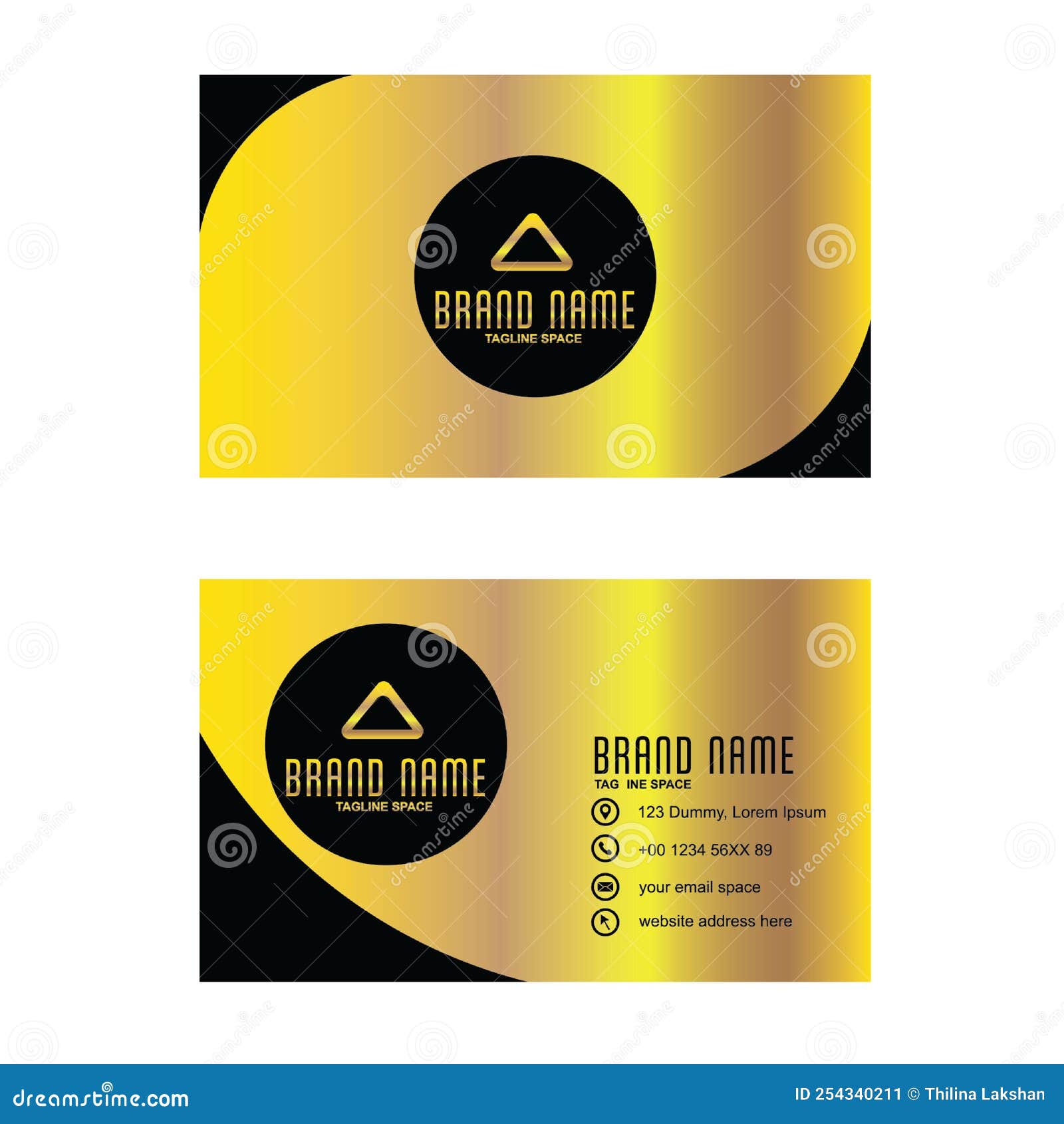 Professional Modern Printable Business Card, Invitation Card Design ...