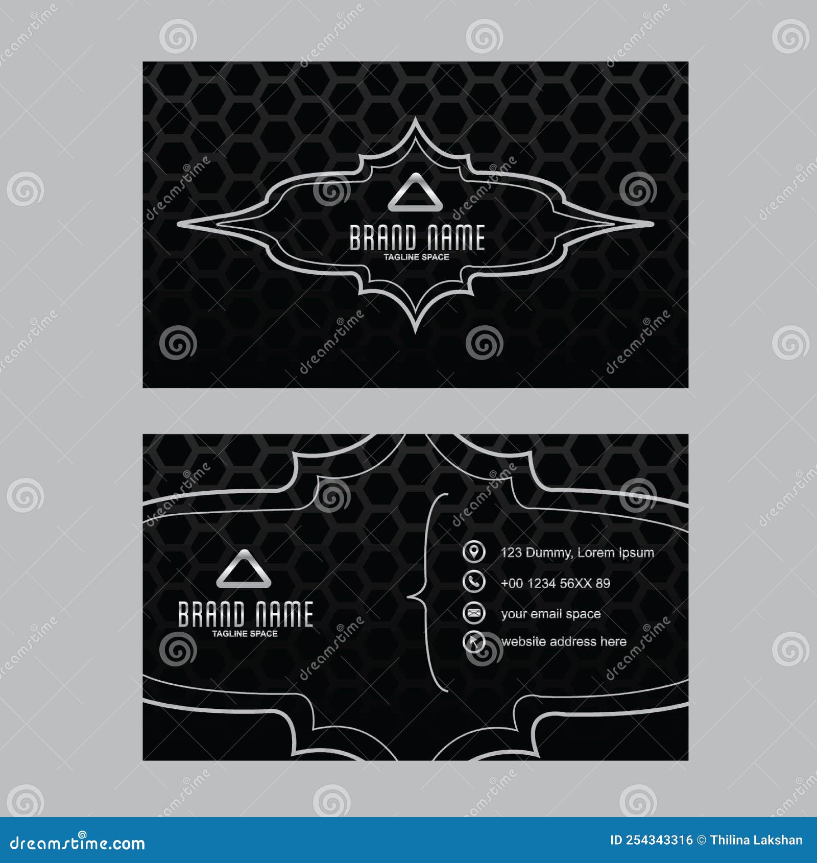 Professional Modern Printable Business Card, Invitation Card Design ...