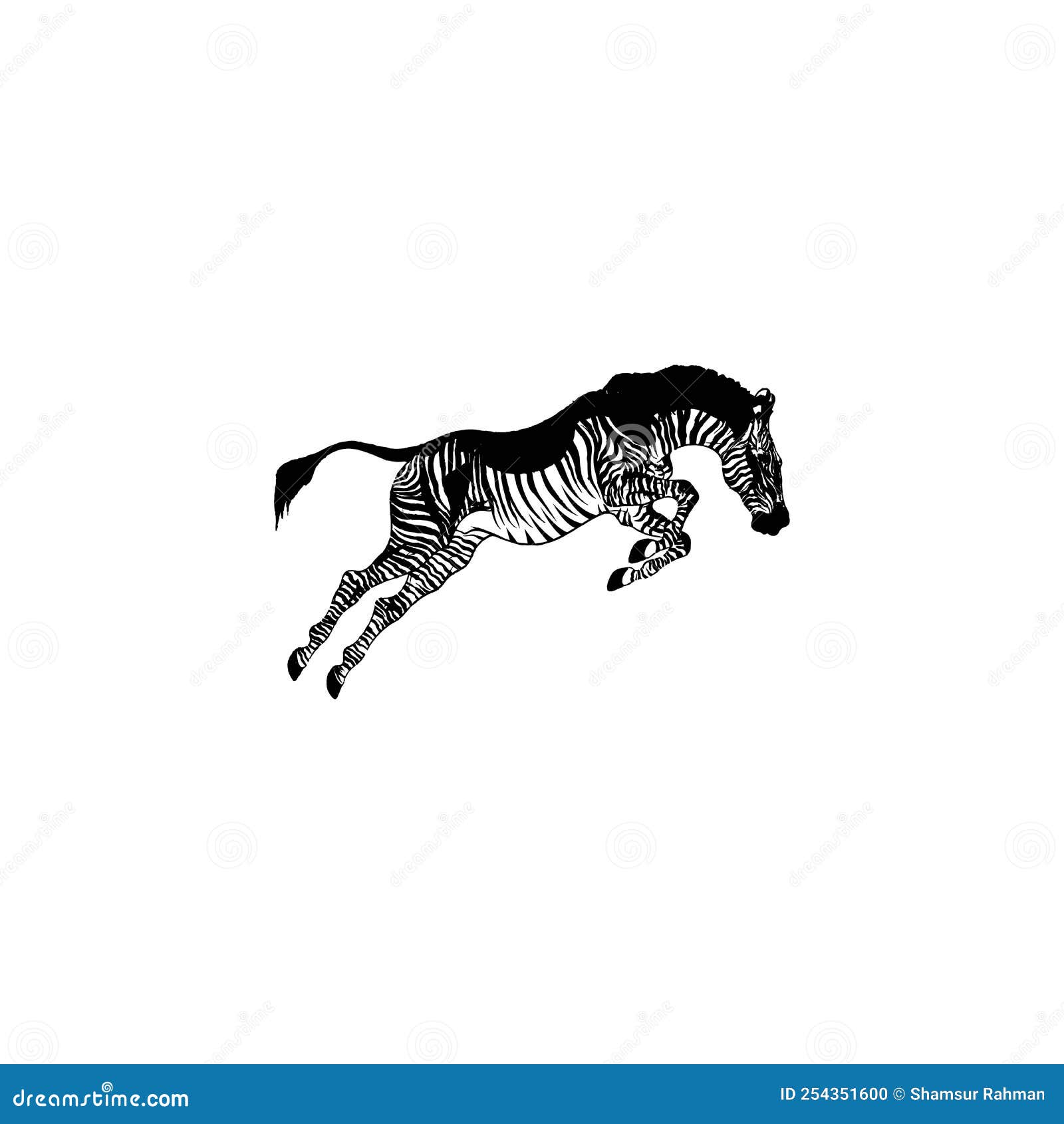 Zebra Logo Design Inspiration. Zebra Logo on White Background Stock ...