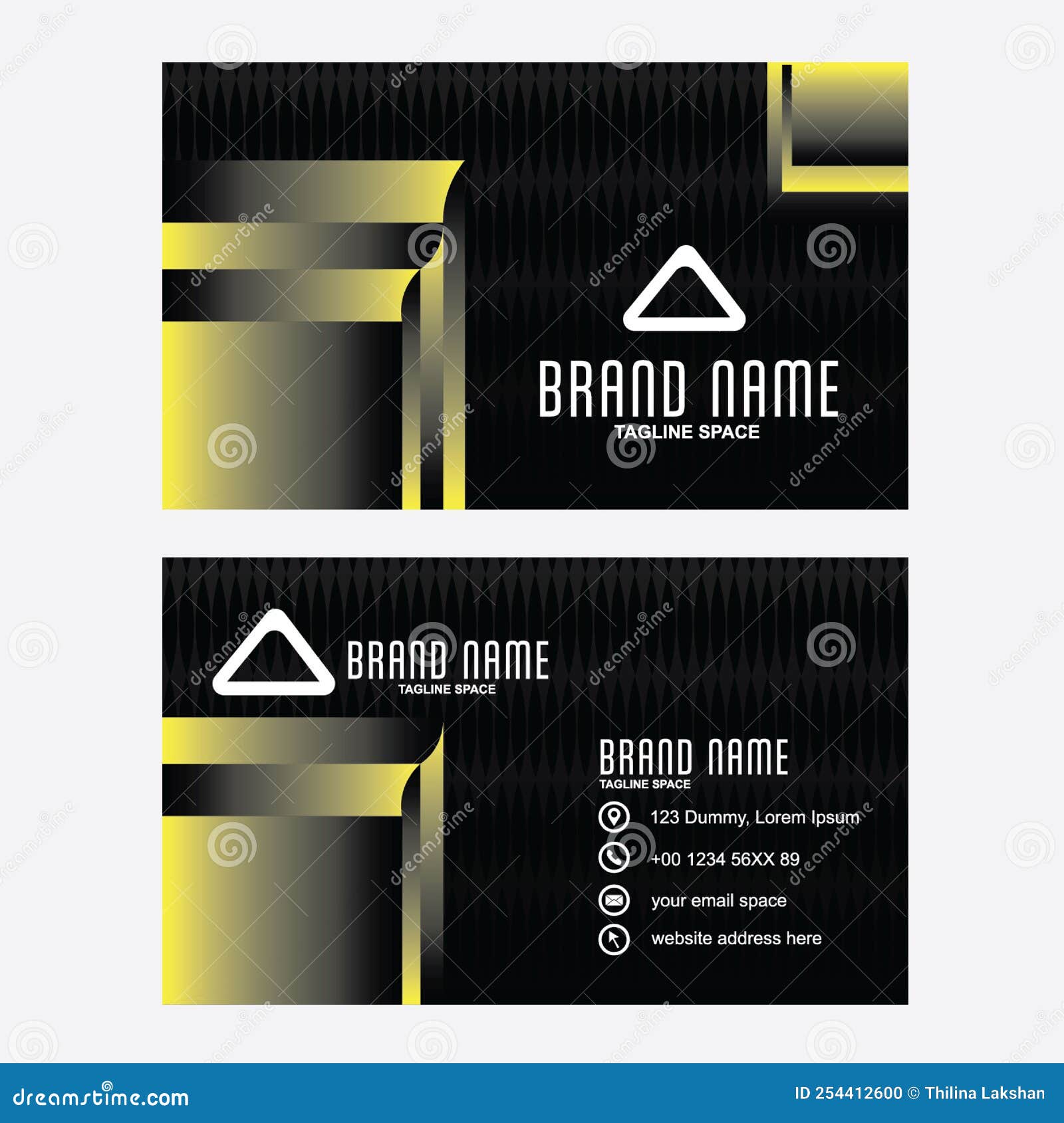 Professional Modern Printable Business Card, Invitation Card Design ...