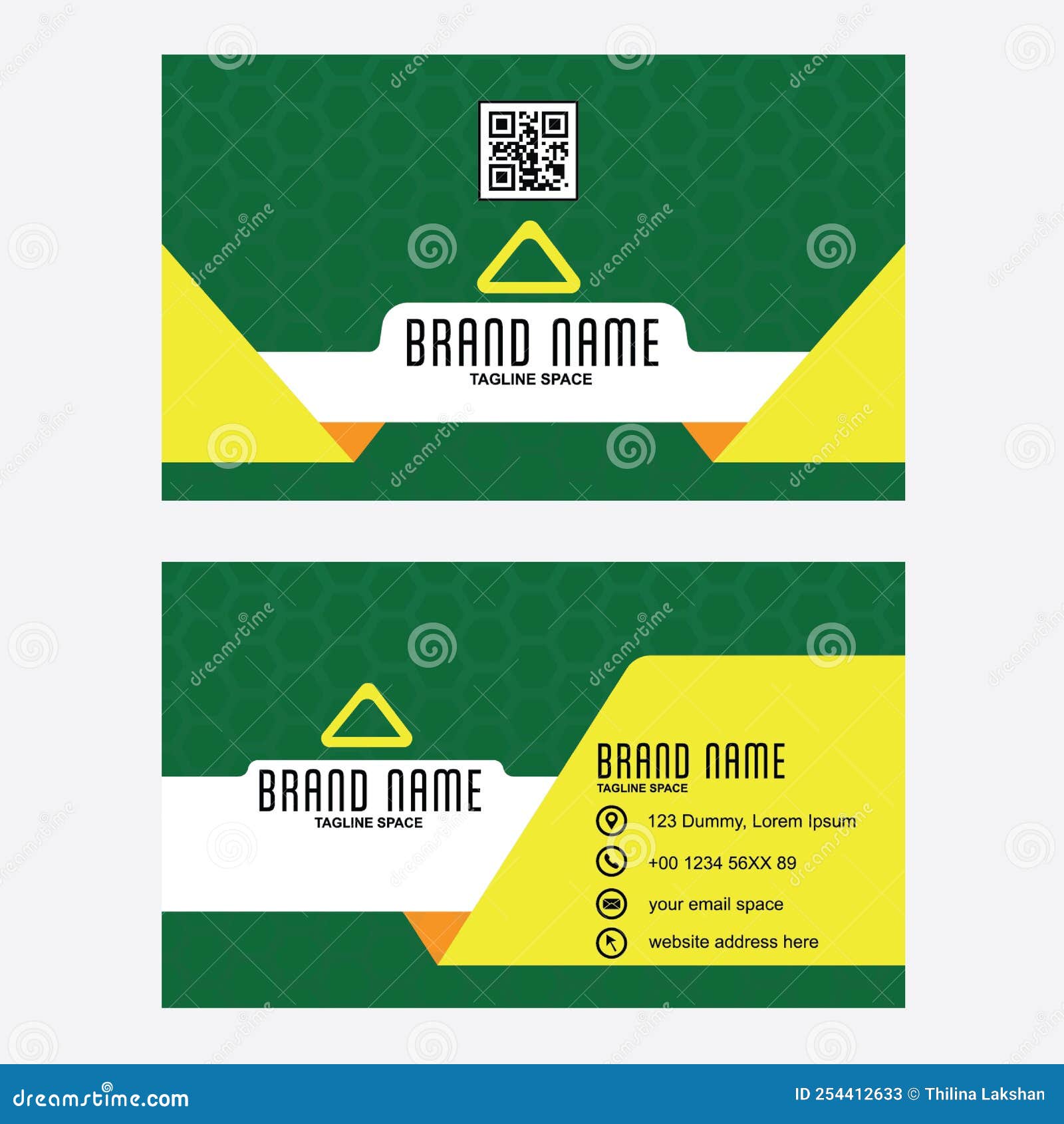 Professional Modern Printable Business Card, Invitation Card Design ...