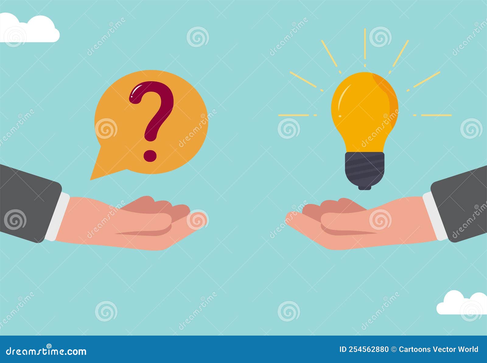 QUESTION And REPLY Antonyms Word Card, Opposites Concept. Flashcard For ...