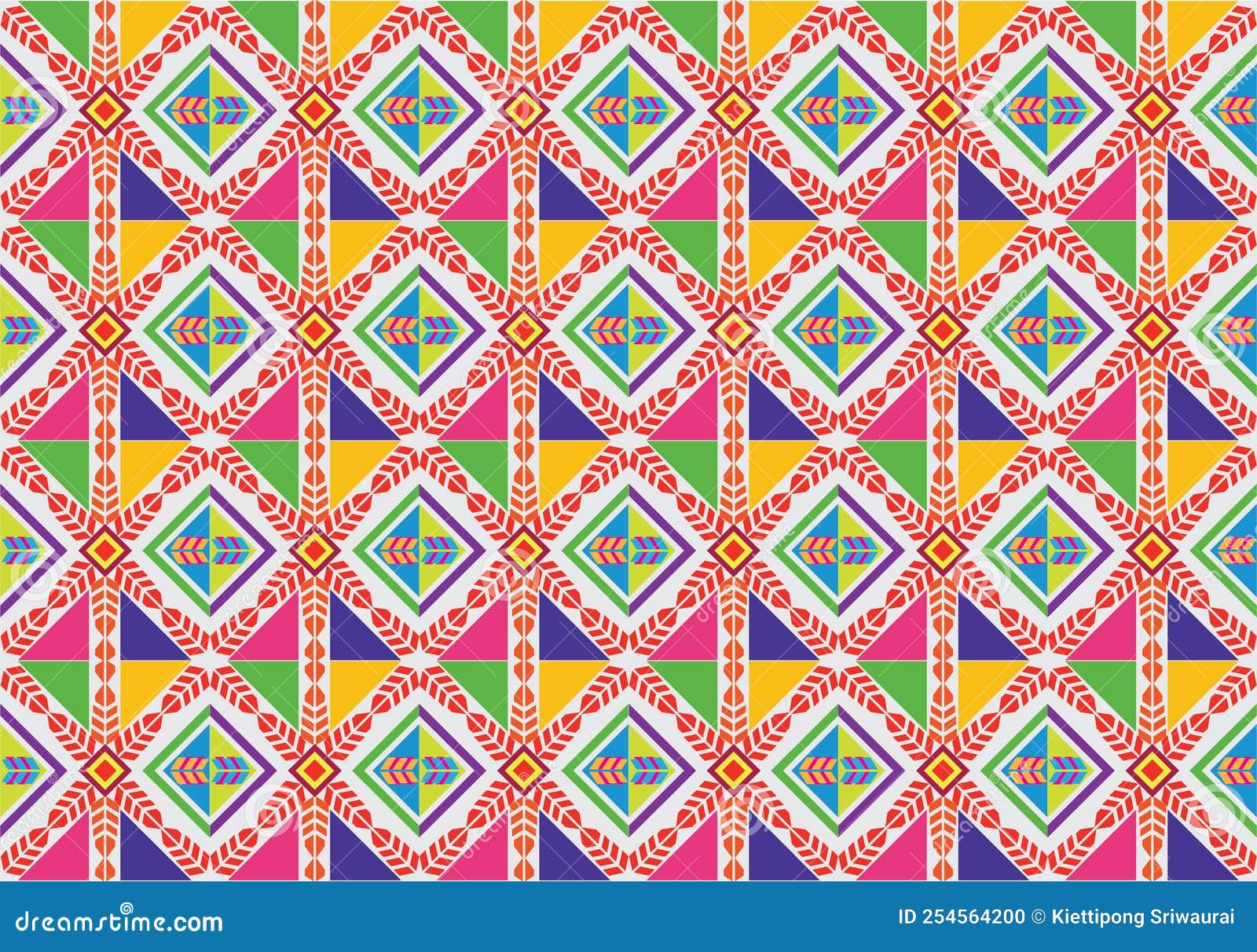 Seamless Decorative Boho Ancient Hand Drawn Ethnic Pattern Stock Vector ...