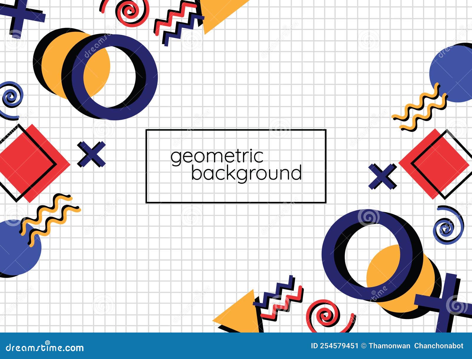 Abstract Geometric Background Vector Design Stock Vector - Illustration ...