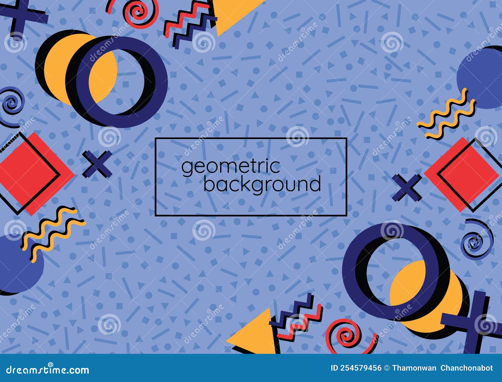 Abstract Geometric Background Vector Design Stock Vector - Illustration ...
