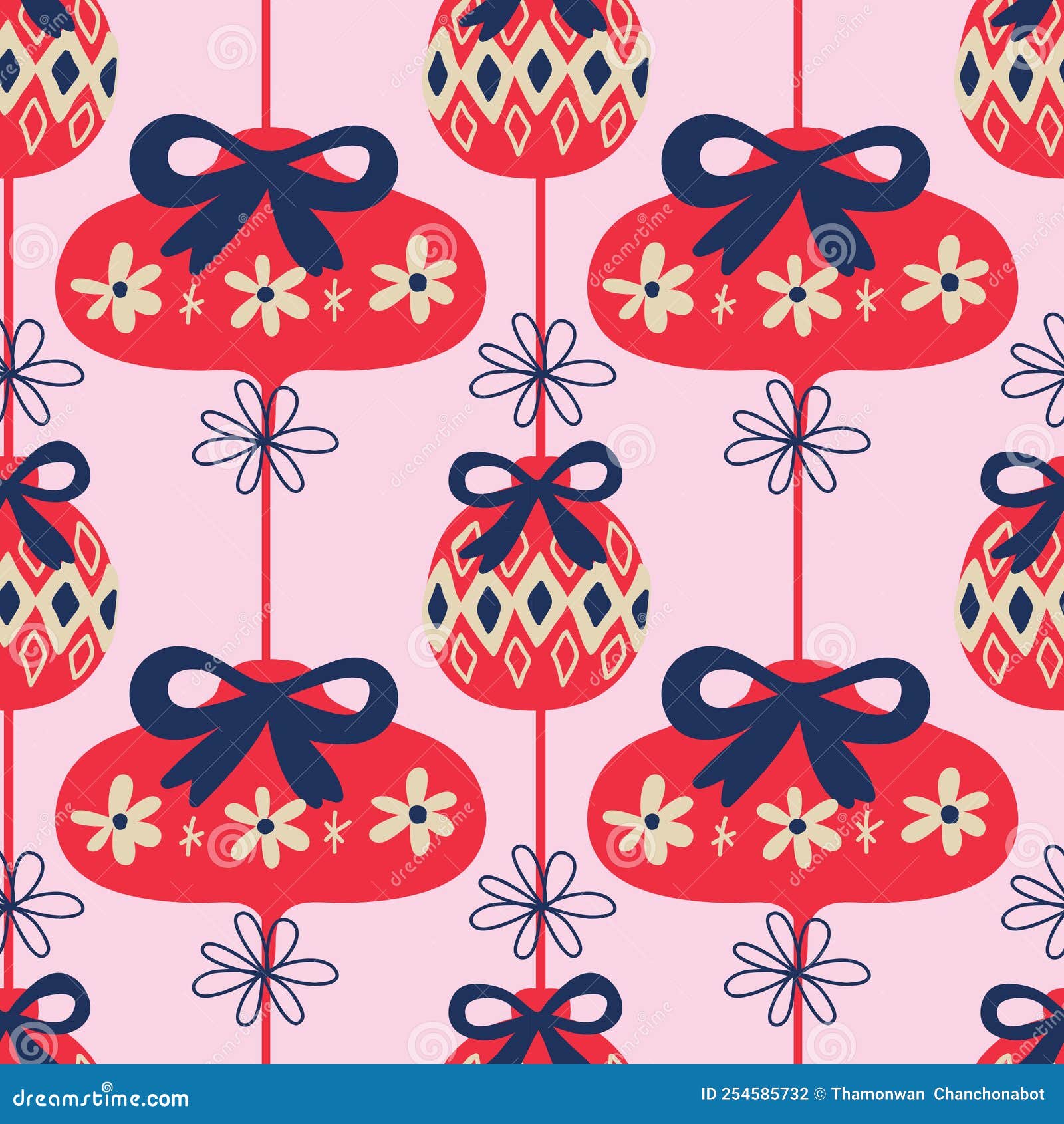 Cute Christmas Card or Banner Design Vector Stock Vector - Illustration ...