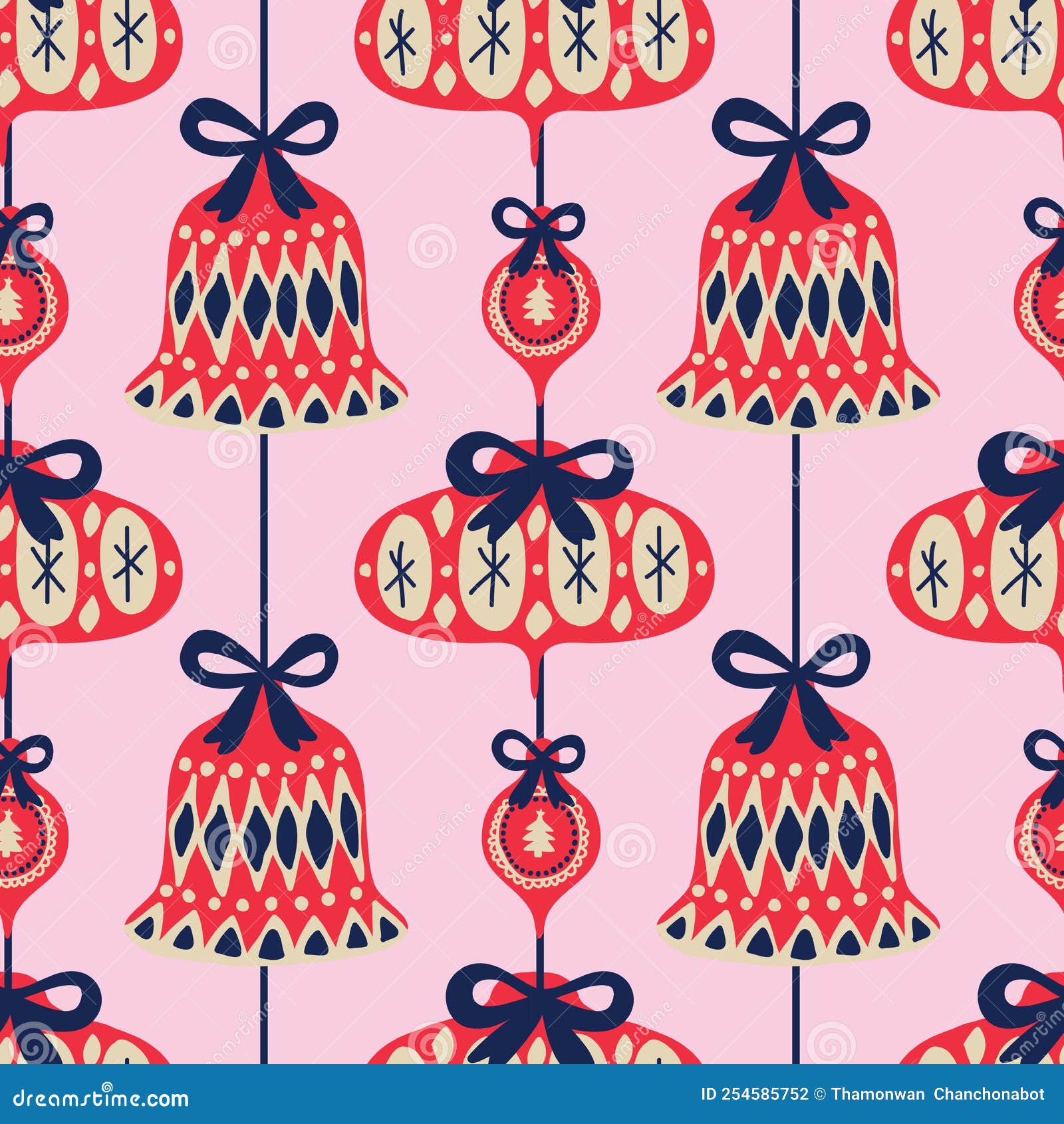 Cute Christmas Card or Banner Design Vector Stock Vector - Illustration ...