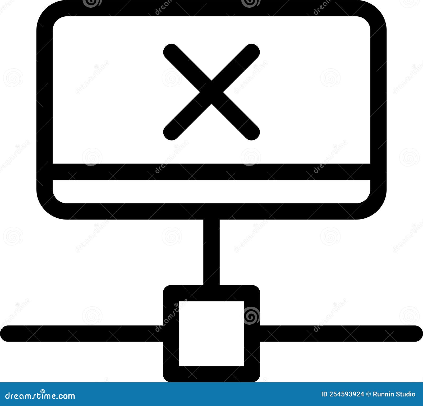 Disconnect Icon On White Background. Simple Element Illustration From ...