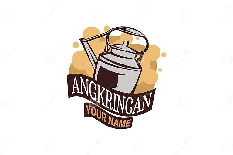 Vector Illustration for Angkringan Food Stall Logo. Stock Vector ...