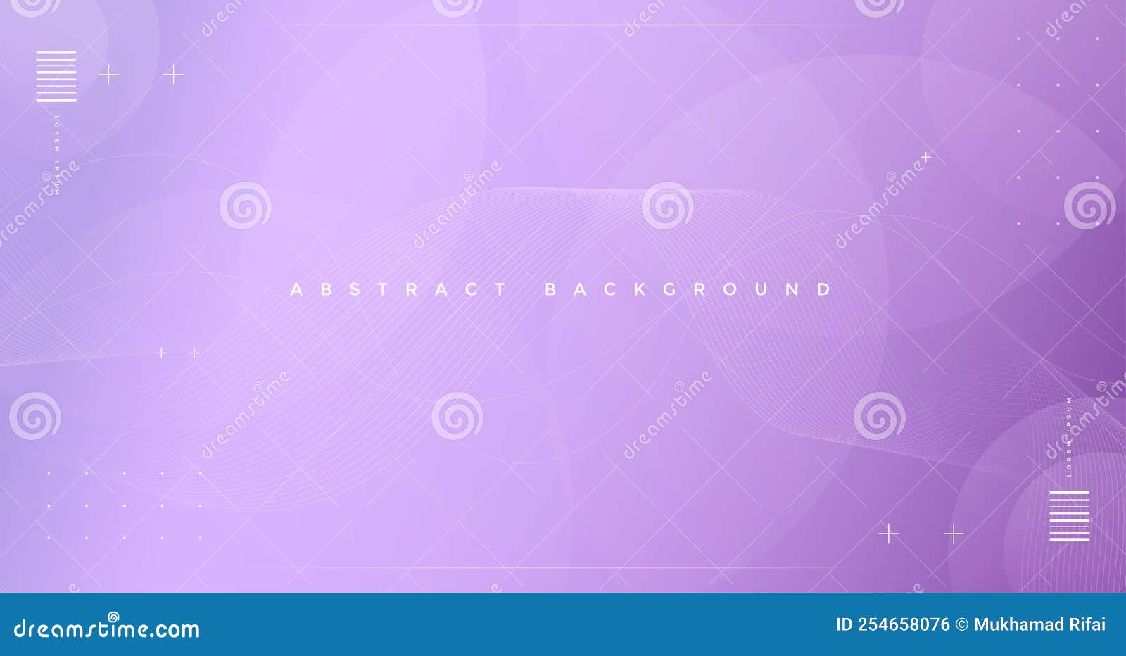 Light Purple Color Gradient Background and Lines Eps 10 Stock Vector ...