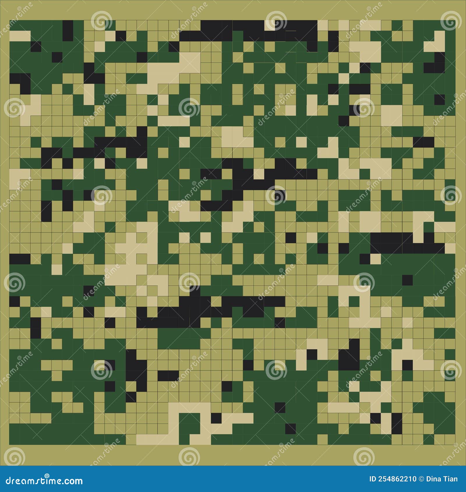 Camouflage, Military Pixel. Disguise from the Enemy Stock Vector ...