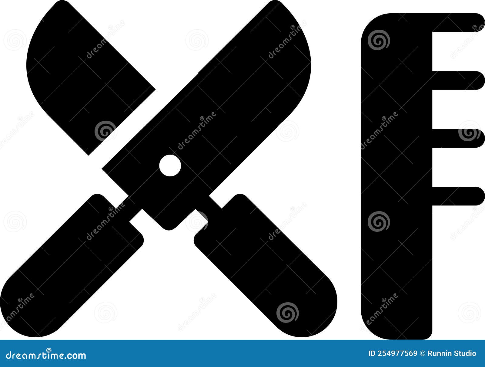 Grooming Icon with Glyph Style Stock Vector - Illustration of health ...