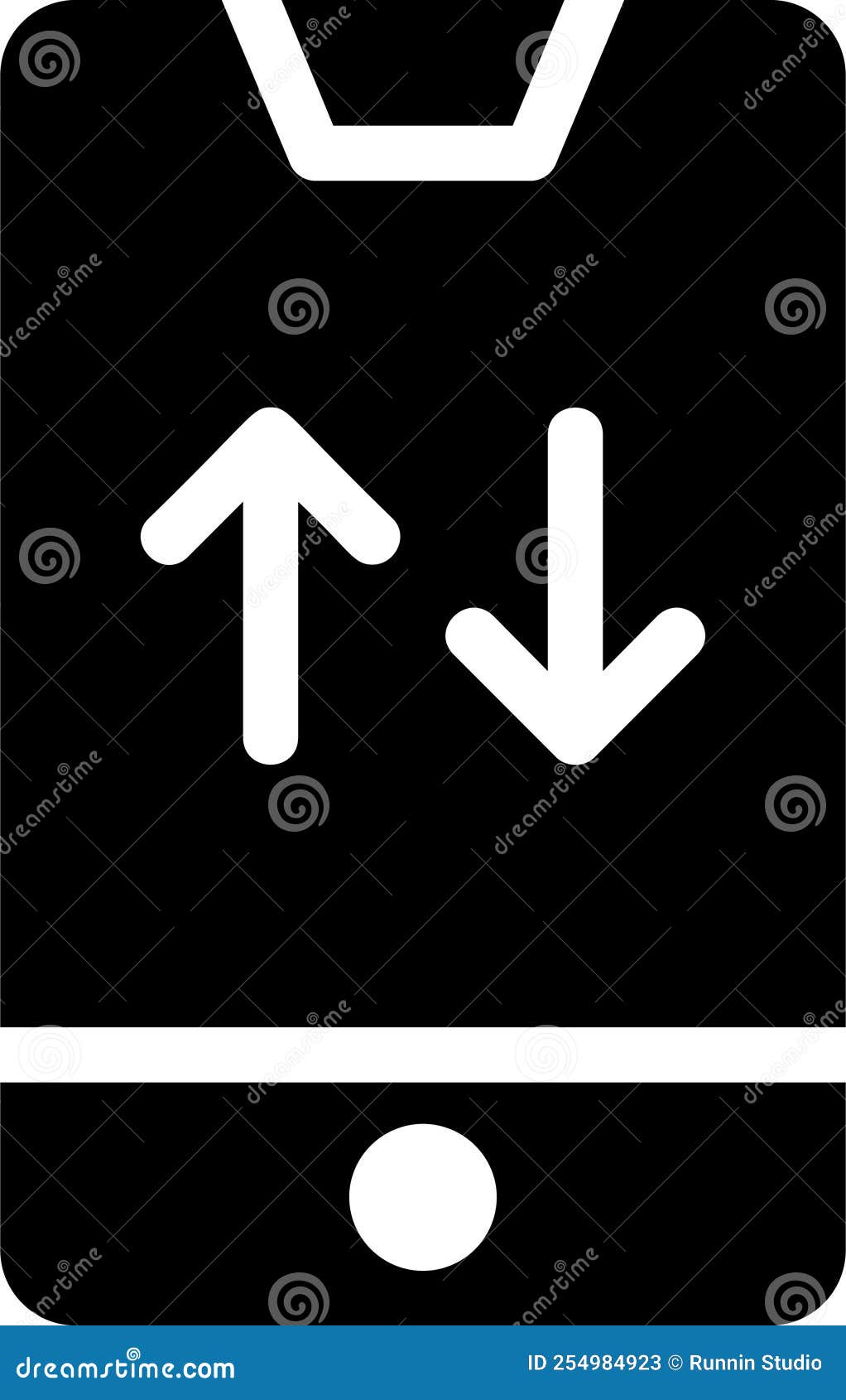 Data Connection Icon with Glyph Style Stock Vector - Illustration of ...