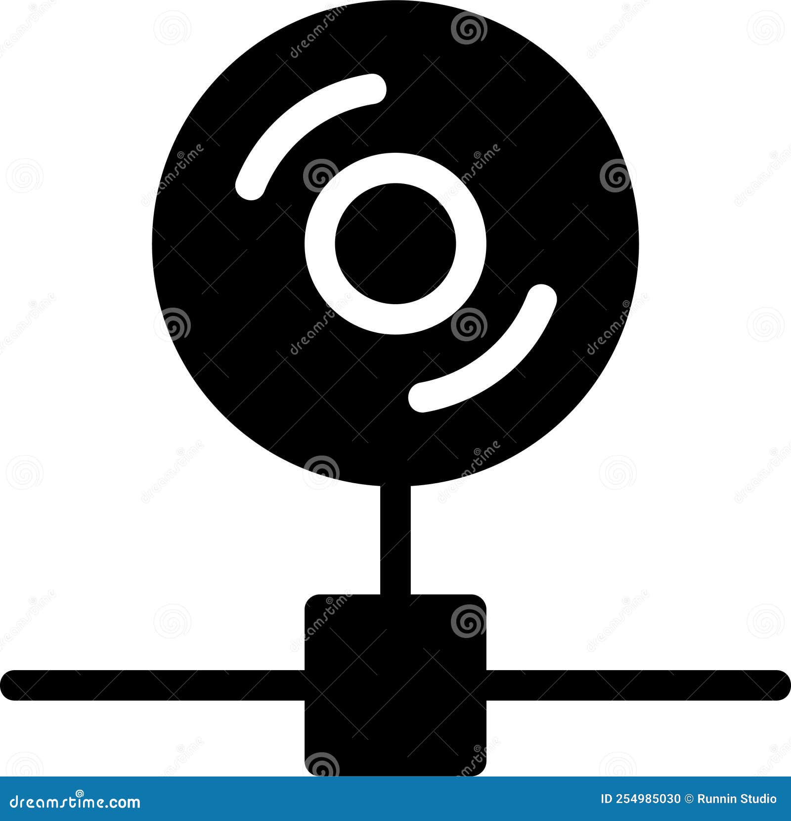 CD Network Icon with Glyph Style Stock Vector - Illustration of cloud ...
