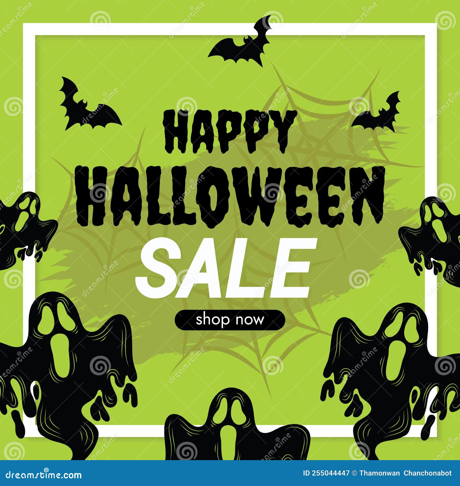 Halloween Promotion Halloween Sale Stock Vector - Illustration of ...