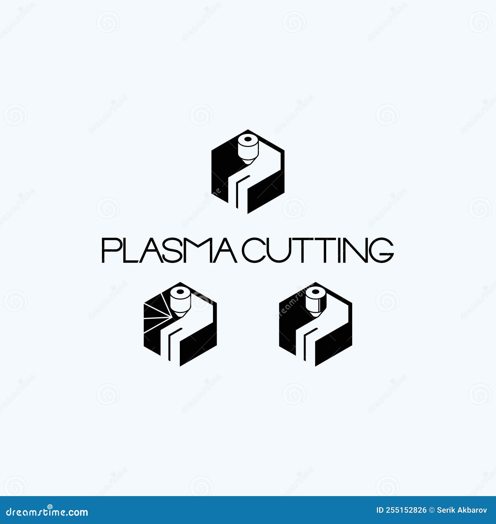 An Illustration Consisting of a Plasma Cutting Nozzle Stock Vector ...