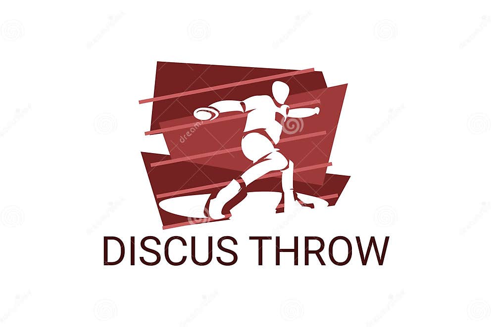 Discus Throw Sport Vector Line Icon. Discus Throw Stance Stock Vector ...