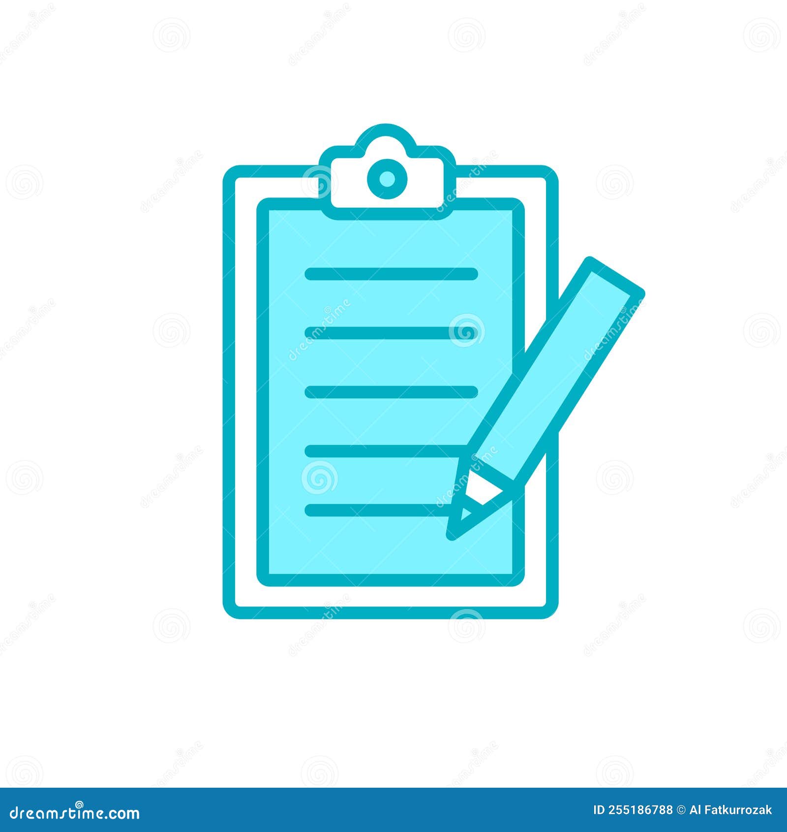 Attendance List, Icon Cartoon Vector | CartoonDealer.com #259784567