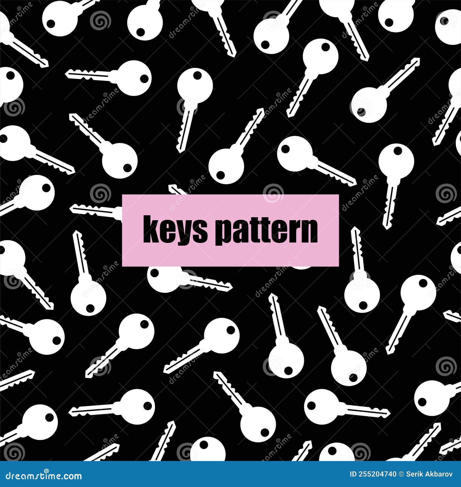 Key Icon Set Symbol. On White Background Editable.Pattern Of Different ...