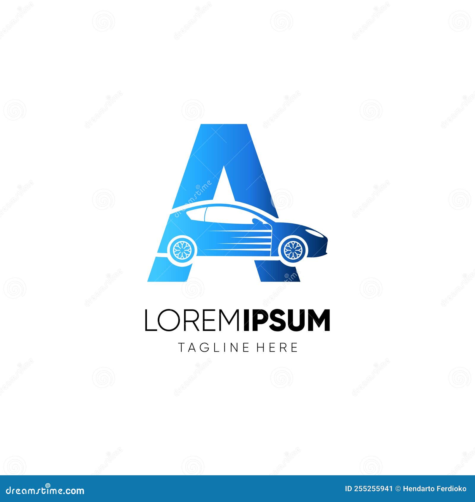 Letter a Initial Car Logo Design Vector Icon Graphic Stock Vector ...