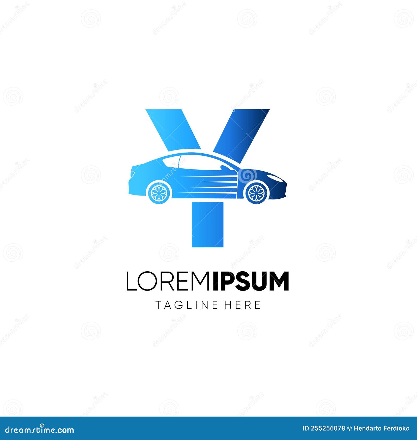 Letter Y Initial Car Logo Design Vector Icon Graphic Stock Vector ...