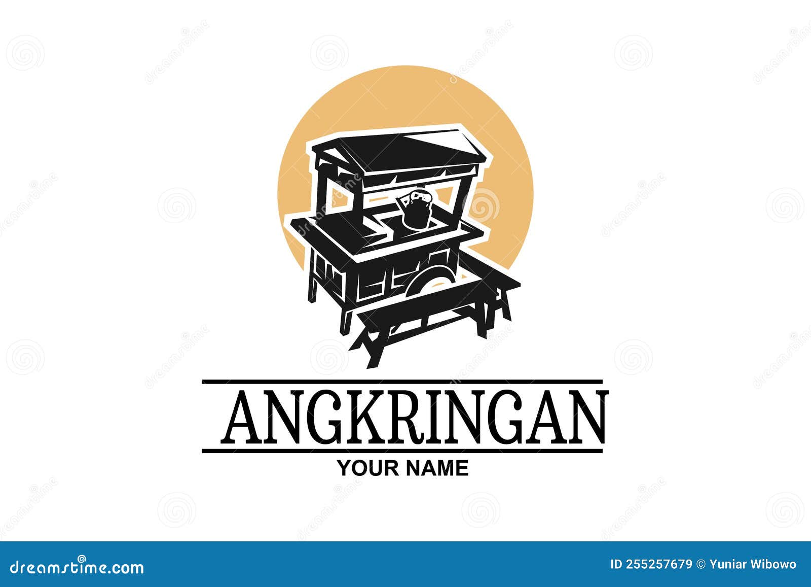 Vector Illustration for Angkringan Food Stall Logo. Stock Vector ...