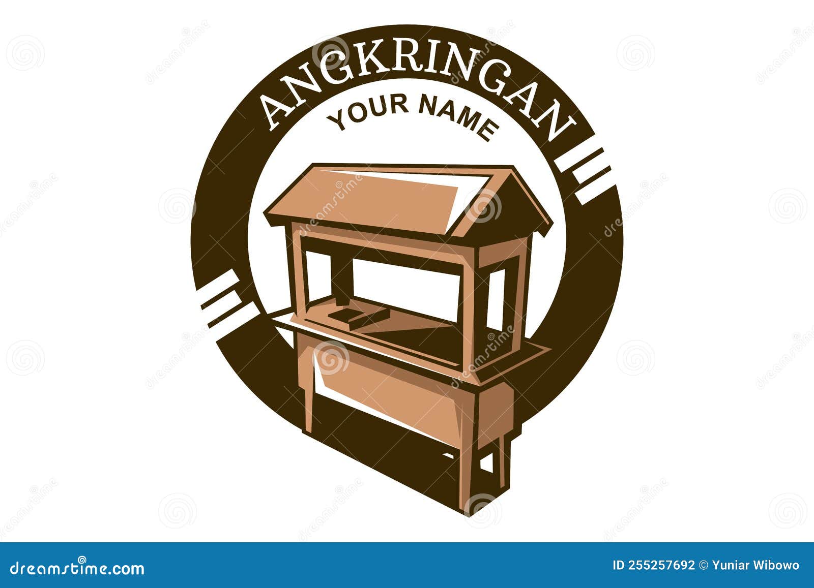 Vector Illustration For Angkringan Food Stall Logo. | CartoonDealer.com ...