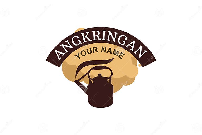 Vector Illustration for Angkringan Food Stall Logo. Stock Vector ...