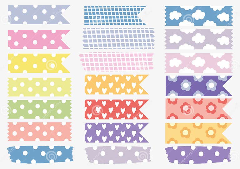 Cute Colorful Notepad Design Vector Stock Vector - Illustration of ...