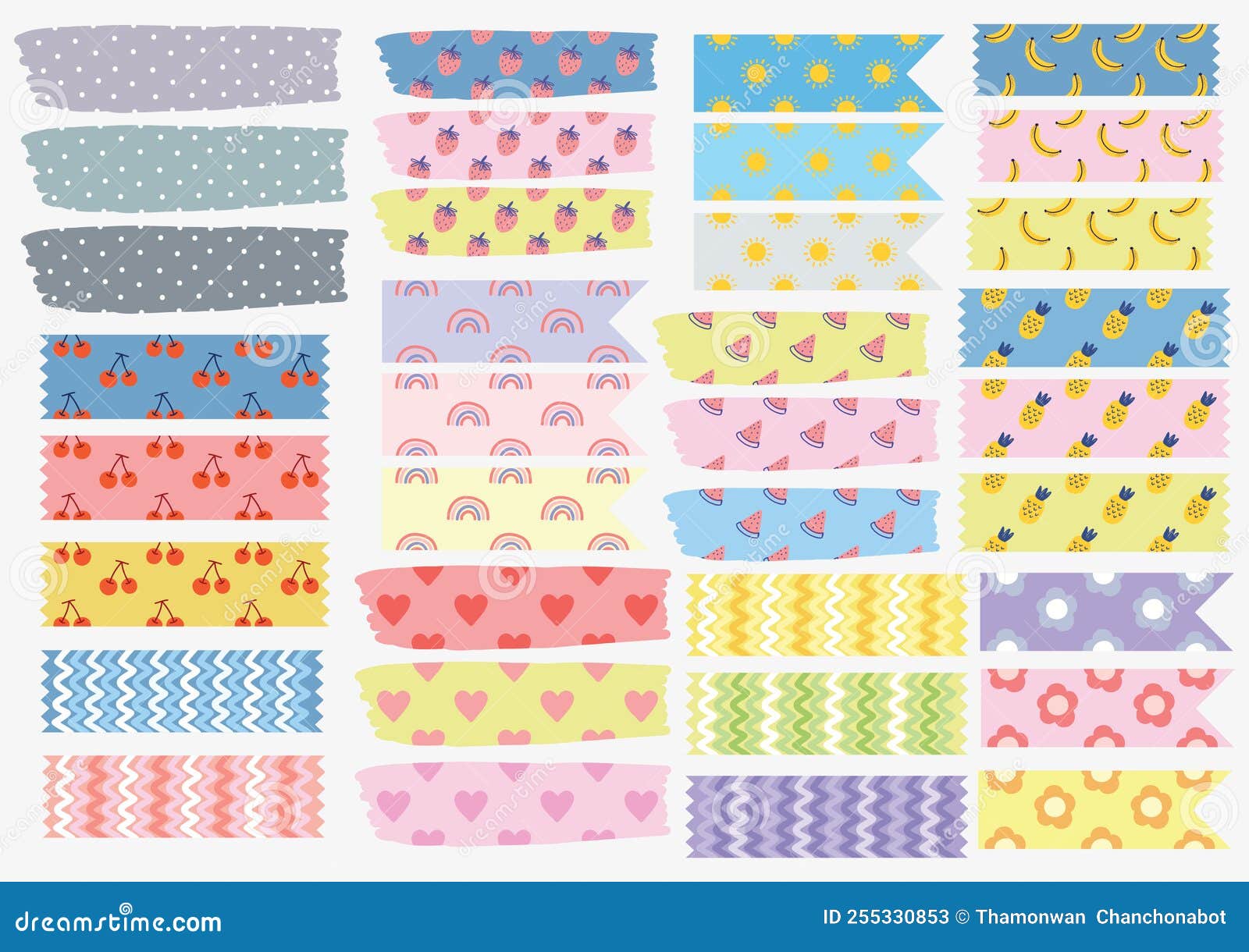 Cute Colorful Notepad Design Vector Stock Vector - Illustration of ...