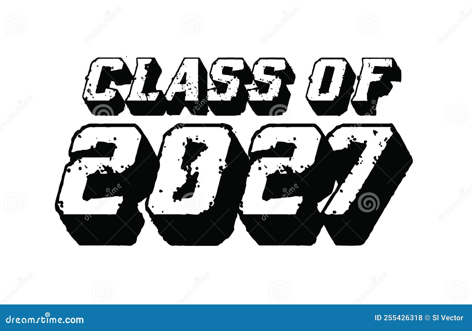 Class of 2027 Vector T Shirt Design, Class Graduate Stock Vector ...