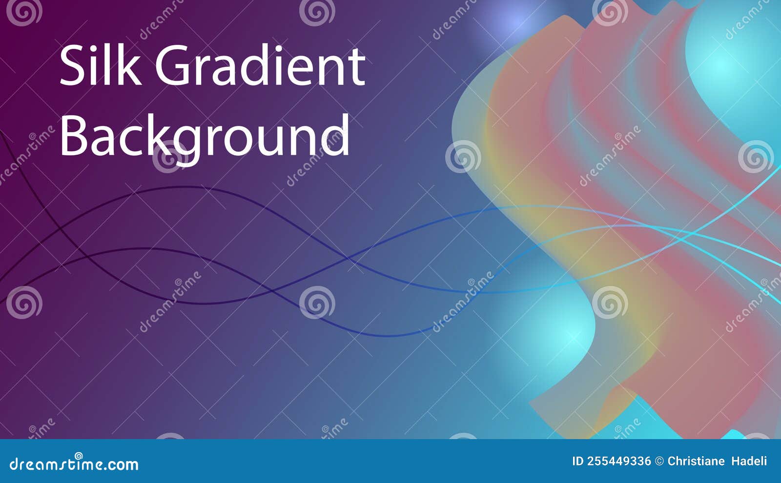 Silk gradient Background stock vector. Illustration of digital - 255449336