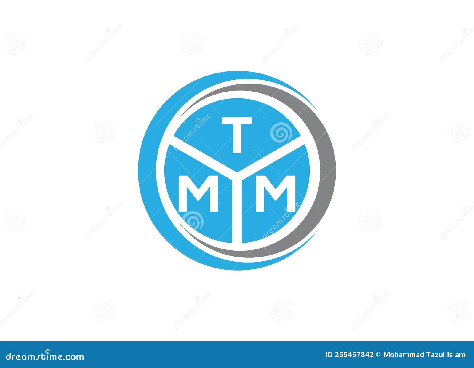 Initial Letter TMM Logo or Icon Design Vector Stock Vector ...
