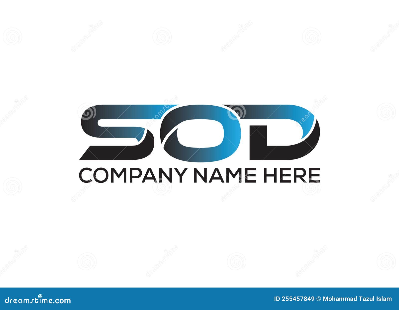 Letter SOD Logo or Icon Design Stock Vector - Illustration of company ...