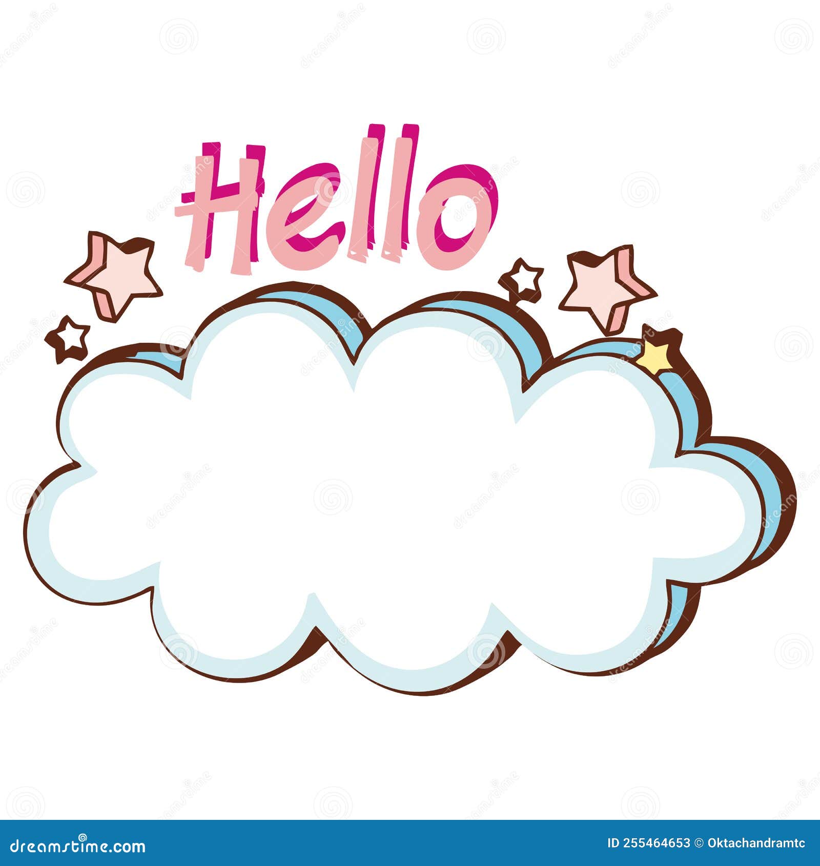 Name Stickers For Kids Vector Illustration | CartoonDealer.com #96971386