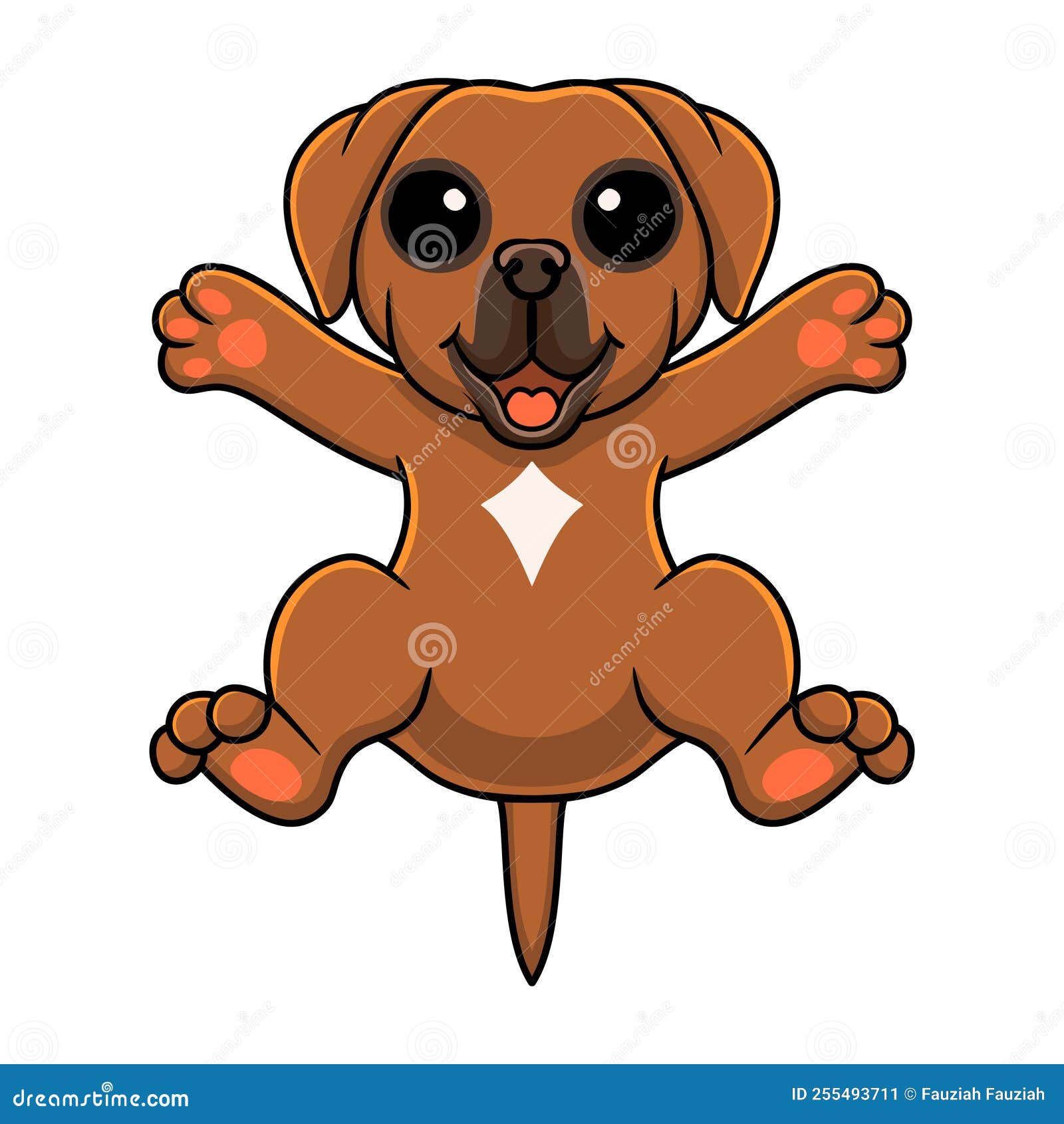 Cute Tosa Inu Cartoon Posing Stock Vector - Illustration of graphic ...
