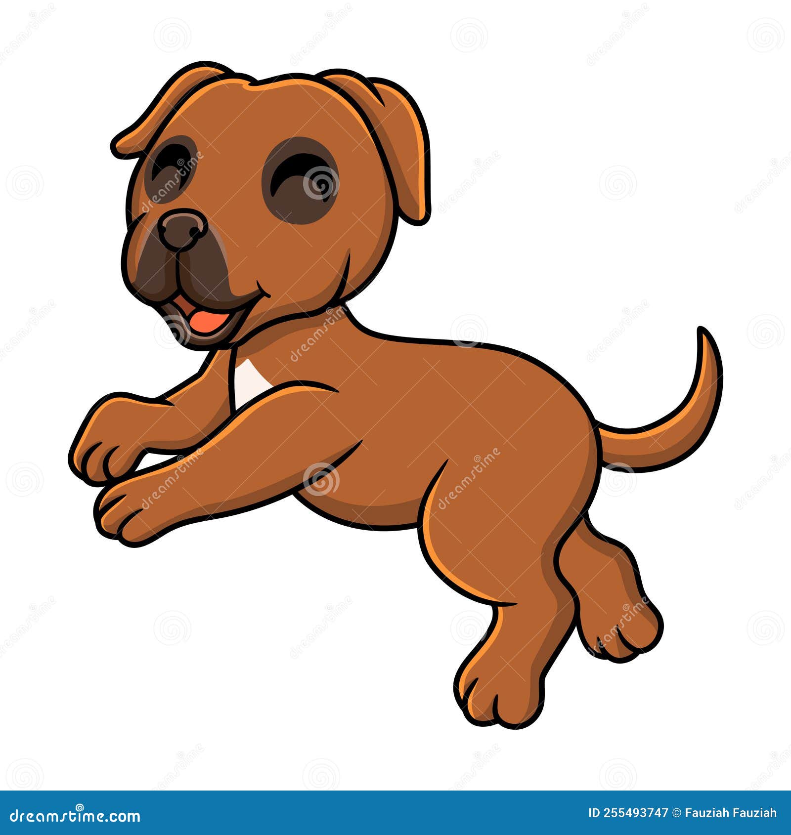 Cute Tosa Inu Cartoon Posing Stock Vector - Illustration of mascot ...