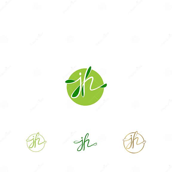 Alphabet Letters Initials Monogram Logo HJ, JH, J and H Stock Vector ...