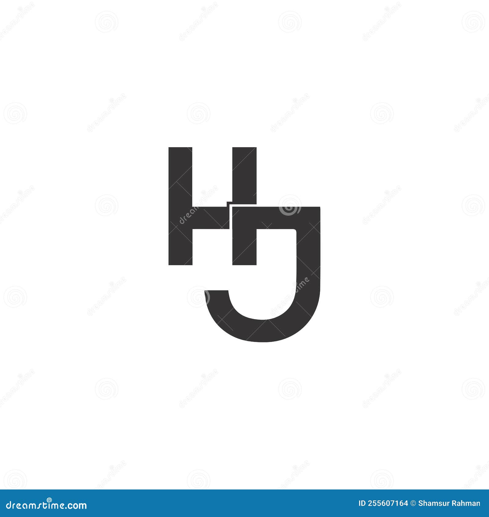 Alphabet Letters Initials Monogram Logo HJ, JH, J and H Stock Vector ...