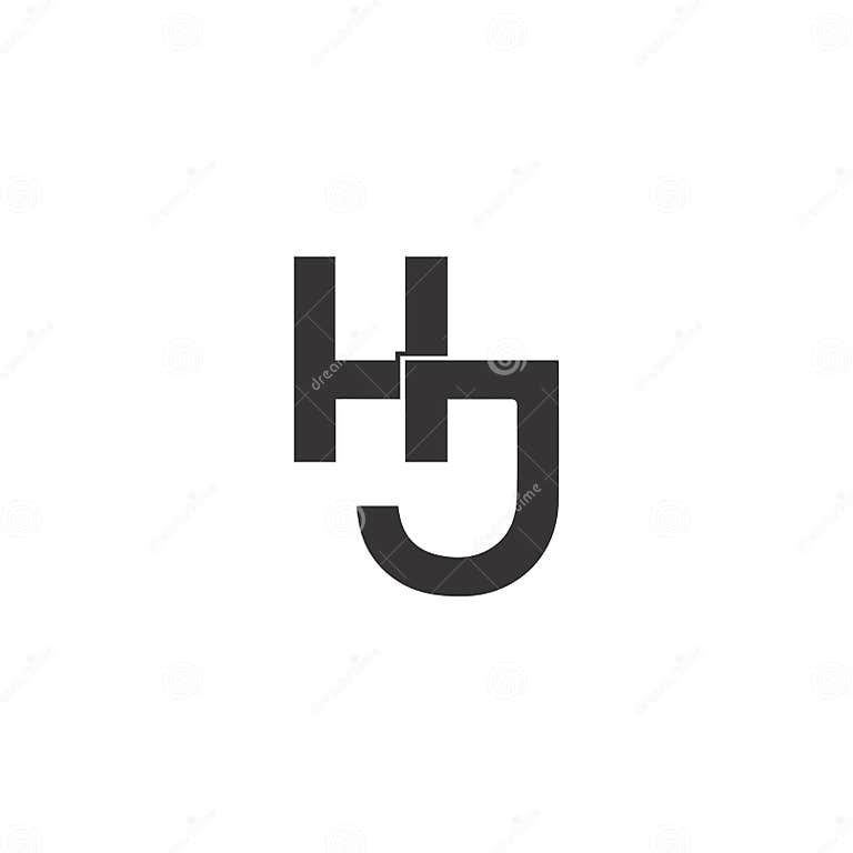 Alphabet Letters Initials Monogram Logo HJ, JH, J and H Stock Vector ...