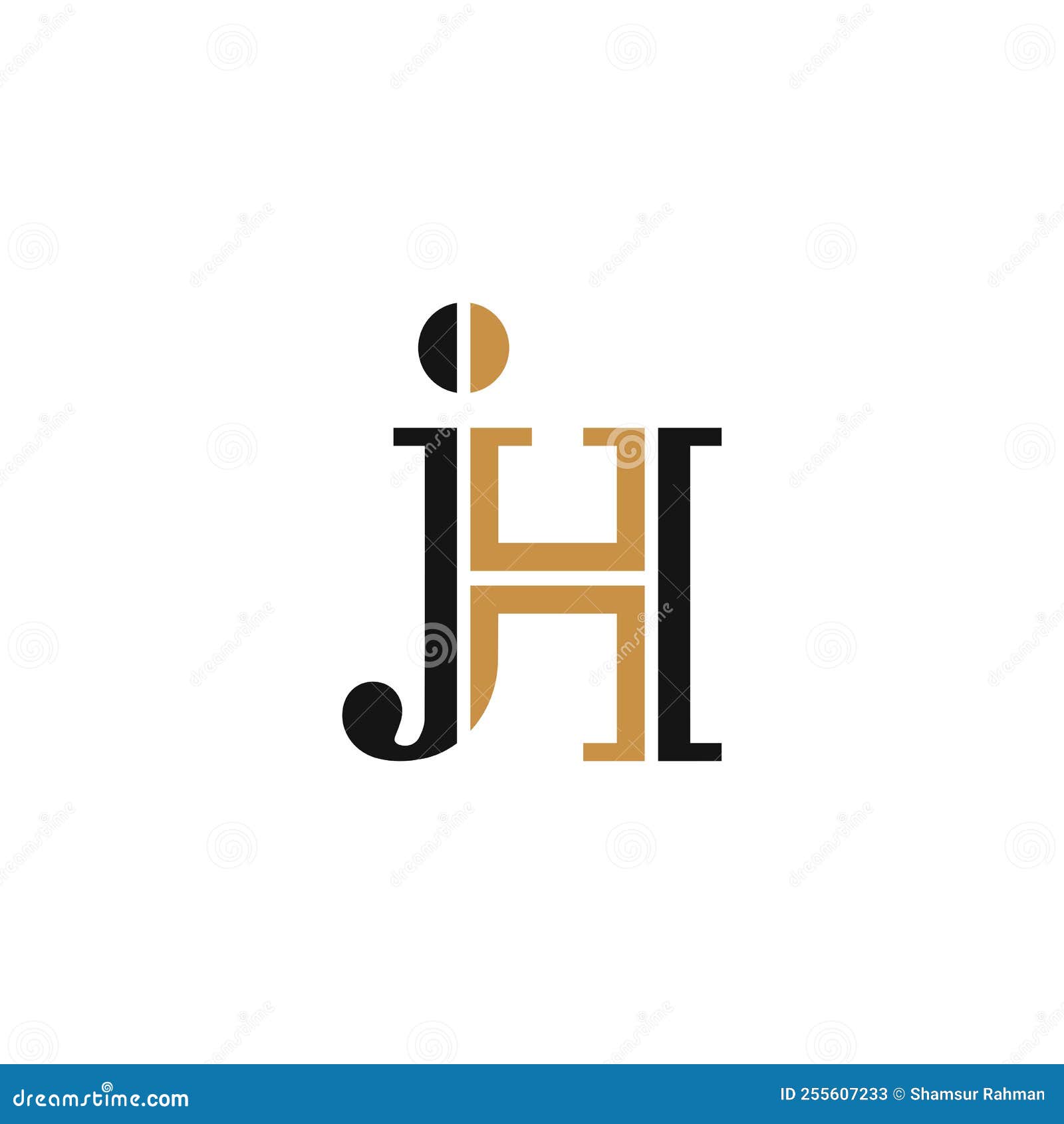 Alphabet Letters Initials Monogram Logo HJ, JH, J and H Stock Vector ...
